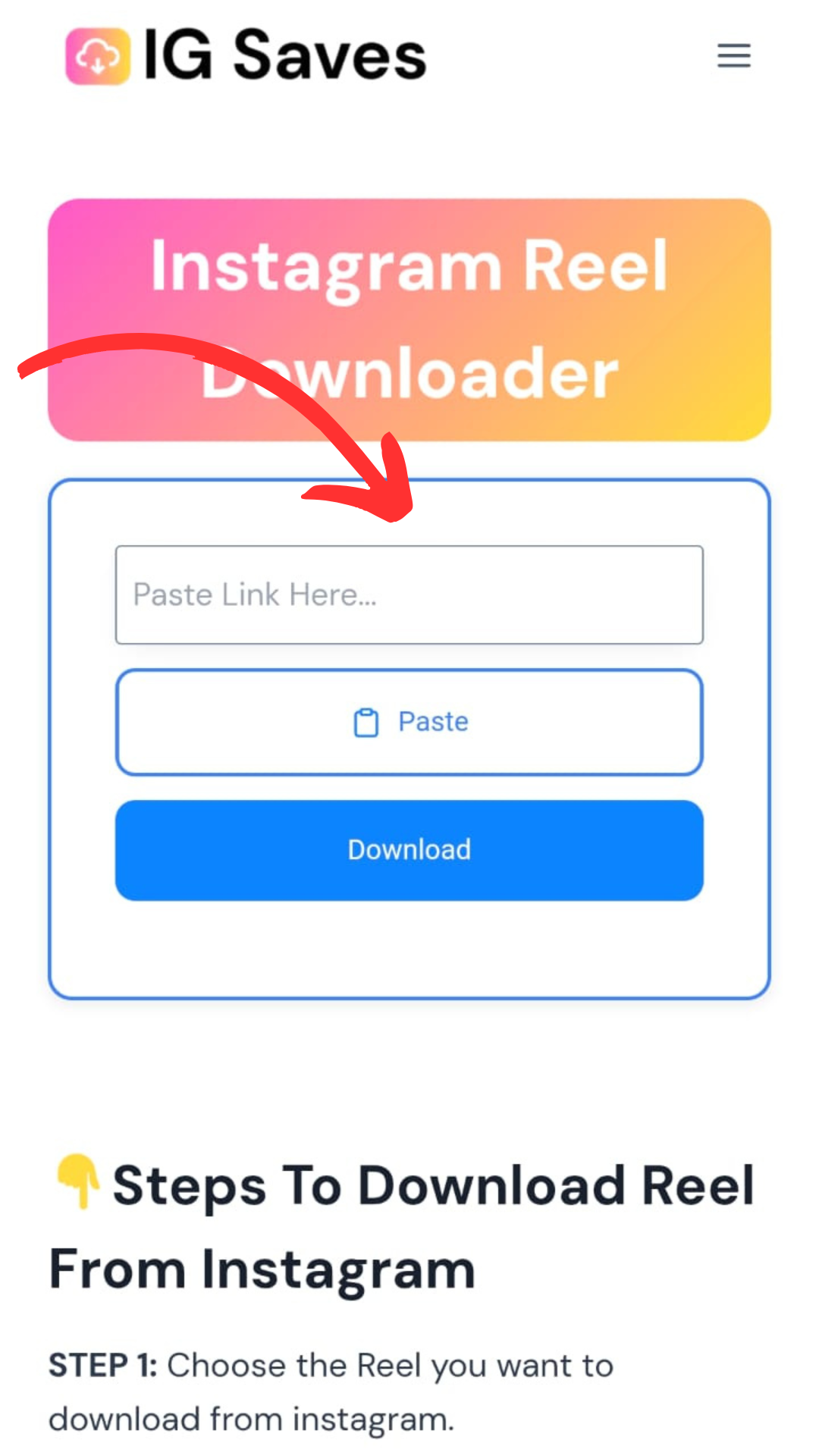 Instagram Reel Downloader — No Watermark